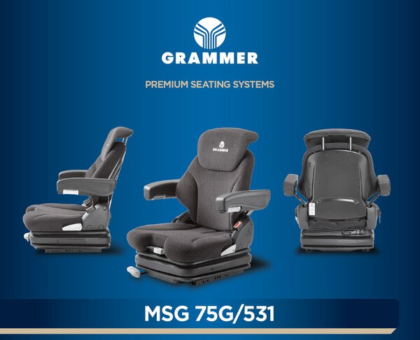 Grammer Compact Equipment Seat | GR-1179199 | Industrial Seats